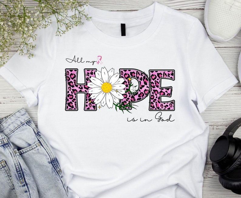 Hope Sublimation PNG| Hope Breast Cancer| Hope Breast Cancer Awareness ...