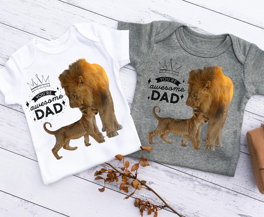 You Are Awesome Dad| Little Lion| Father's Day| Newborn Clothes| Dad ...