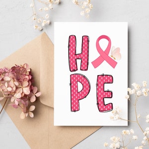 Hope Cancer Survivor PNG| Breast Cancer Ribbon PNG| Motivational Gift ...