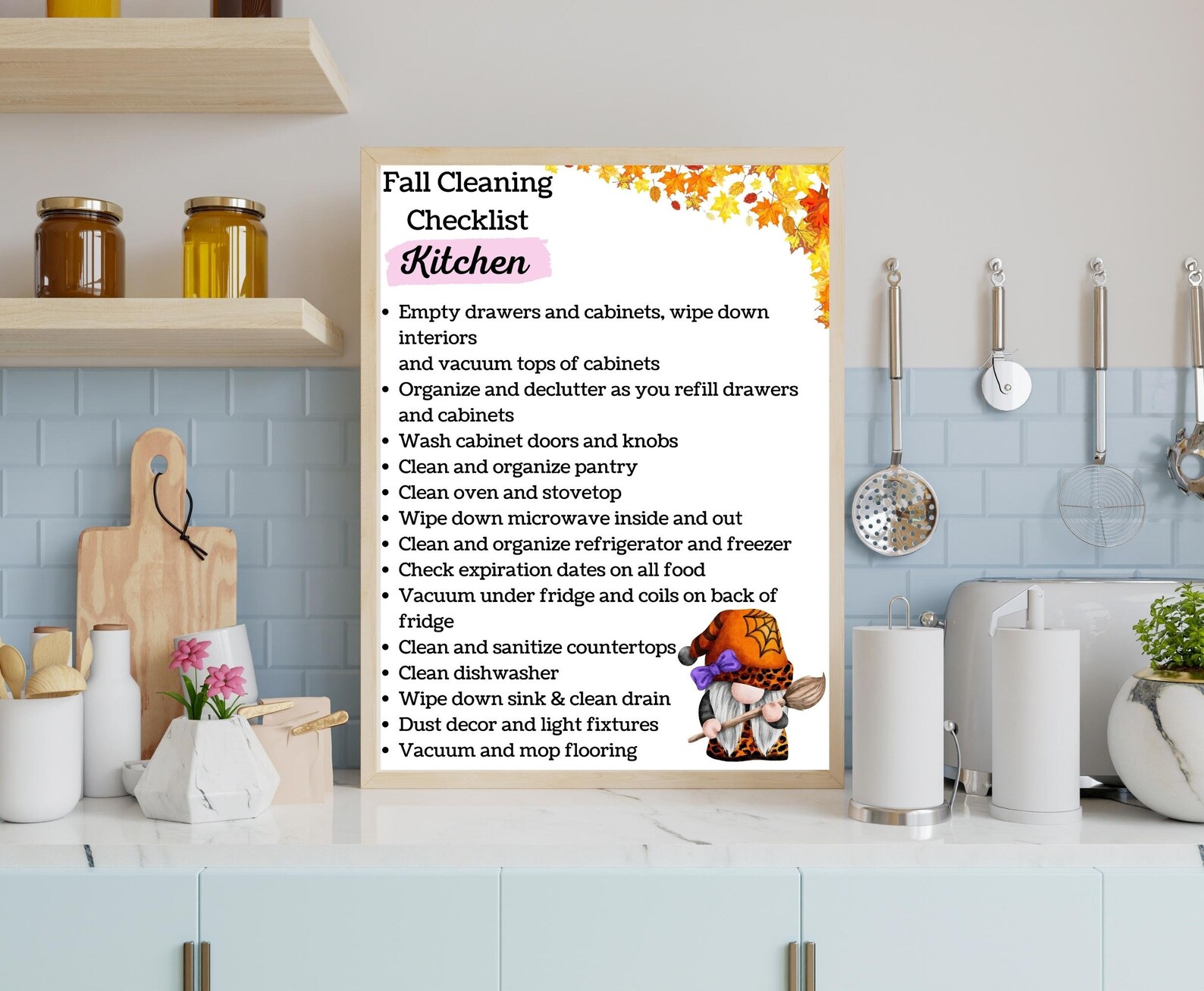 Fall Cleaning Checklist Whole House Fall Cleaning Cleaning - Etsy