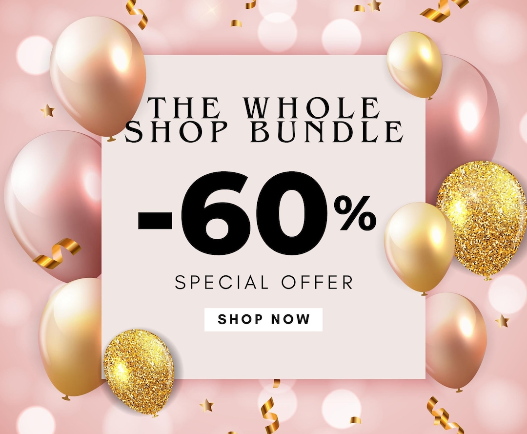 The Whole Shop Bundle| Full Lifetime Access Store Shop| PNG Bundle| Big ...