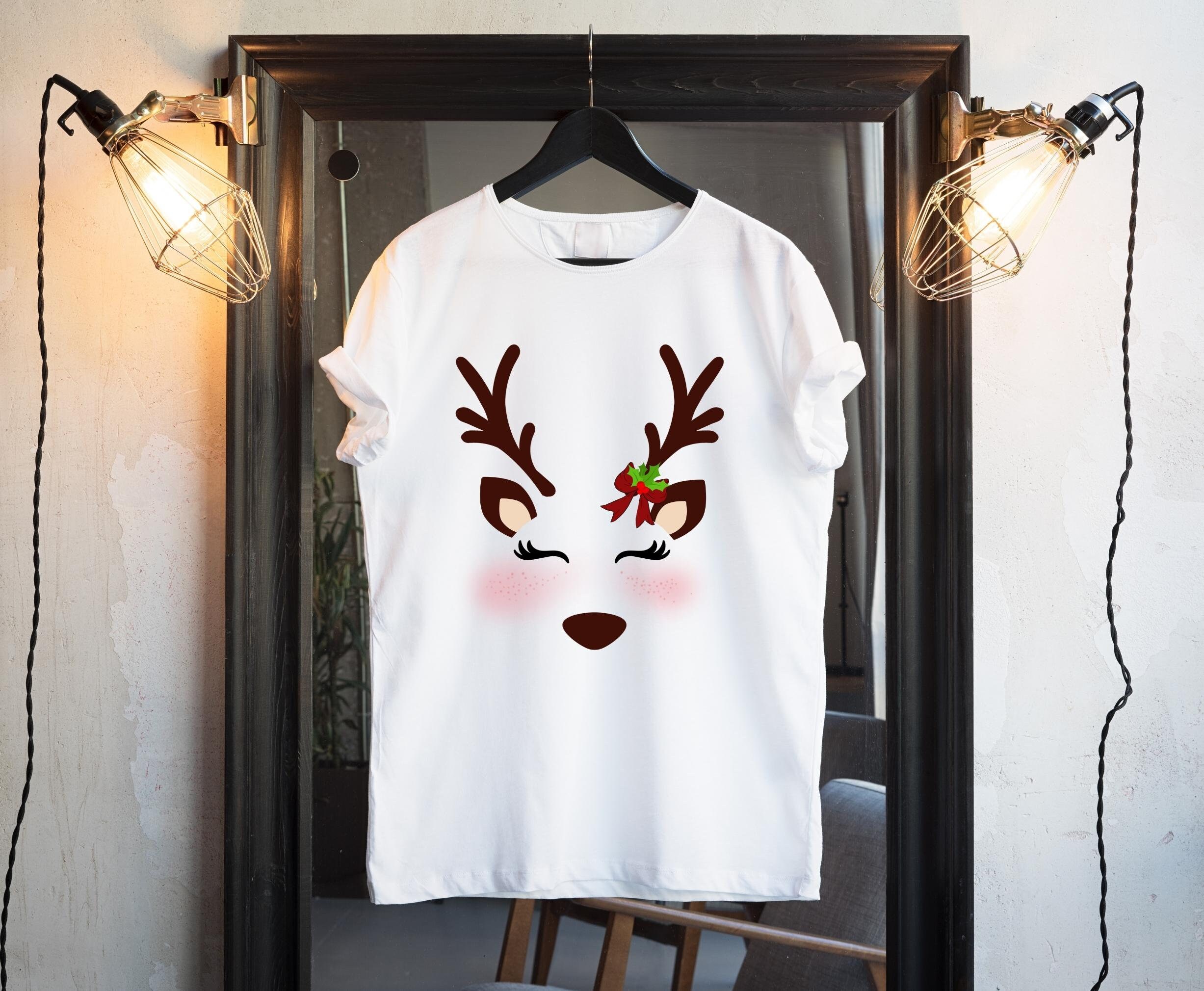 Reindeer Christmas PNG| Cute Reindeer PNG| Sublimation Design| Digital ...