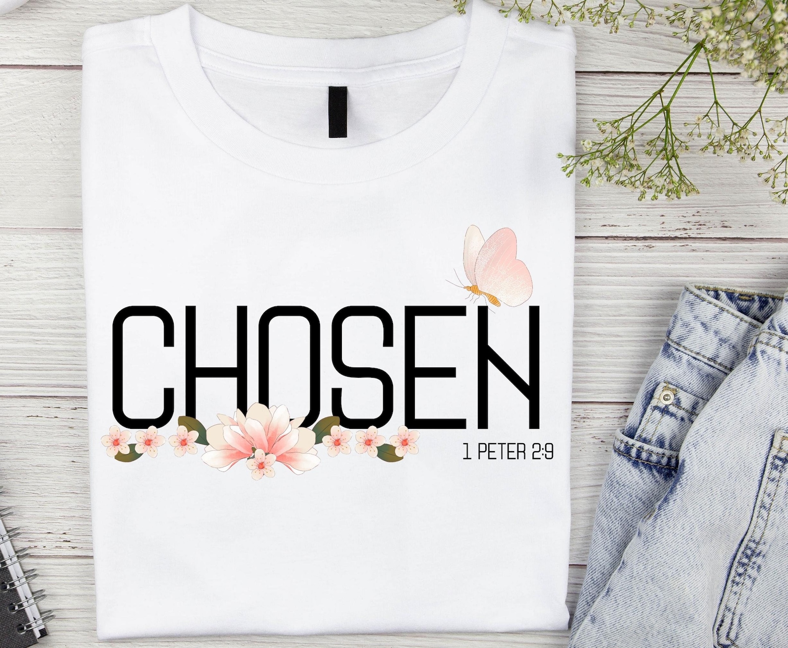 Chosen Digital File| Bible Verse PNG| Easter Digital Gift| Sublimation ...