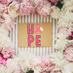 Hope Cancer Survivor PNG| Breast Cancer Ribbon PNG| Motivational Gift ...