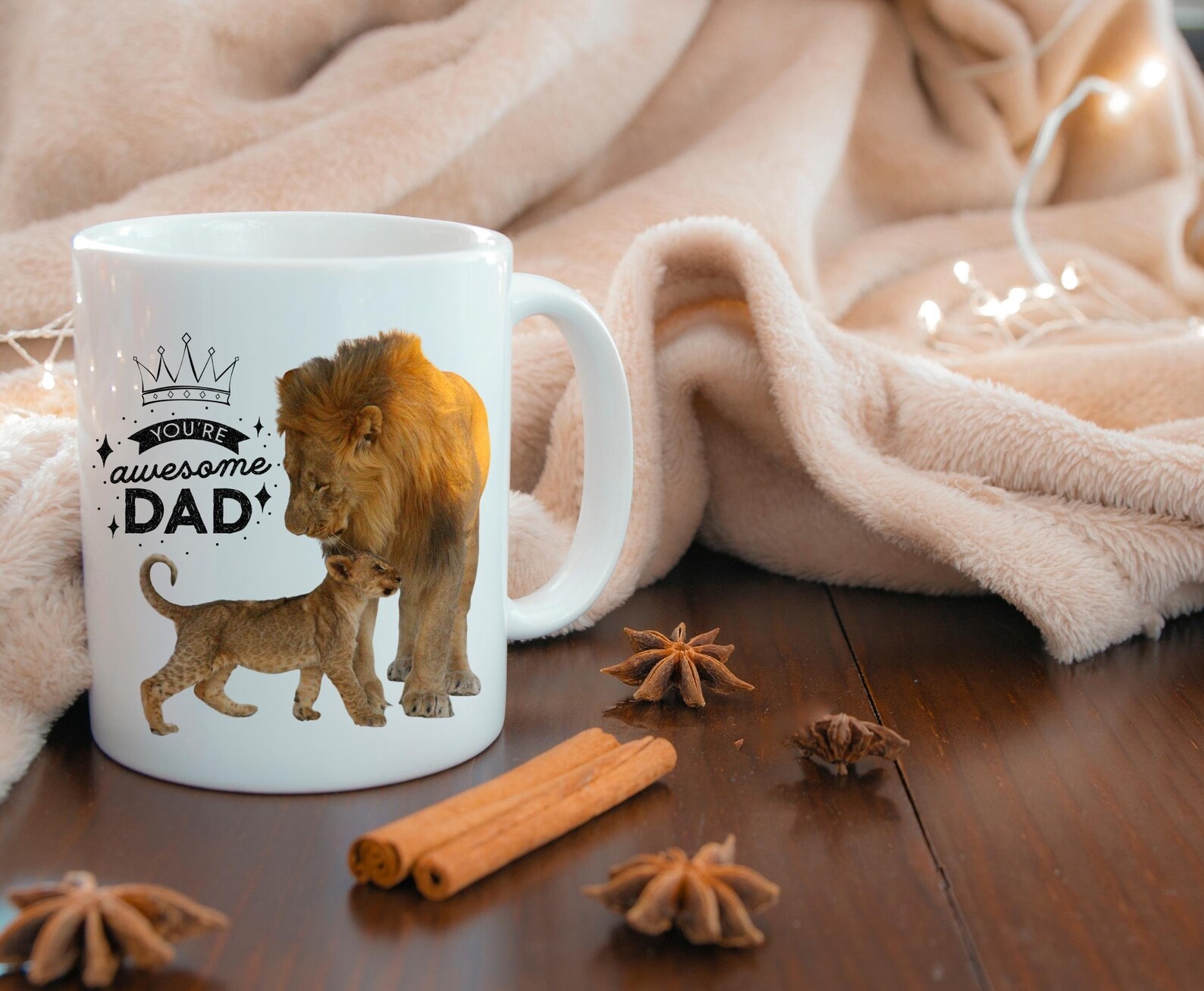 You Are Awesome Dad Little Lion Father's Day Newborn Clothes Dad Lion ...