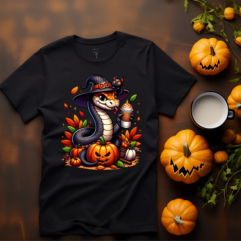 Whimsical Halloween Snake PNG - Witch Hat, Pumpkin Spice,spooky Fall ...