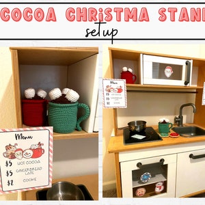 Winter Dramatic Play Center | Hot Cocoa Stand Pretend Play | Christmas ...