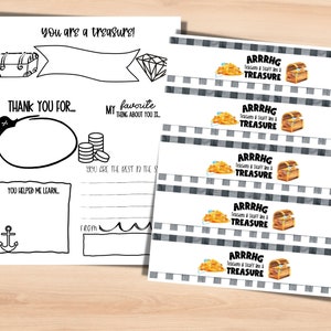 Pirate Themed Teacher Appreciation Weekly Itinerary & Decor Bundle ...