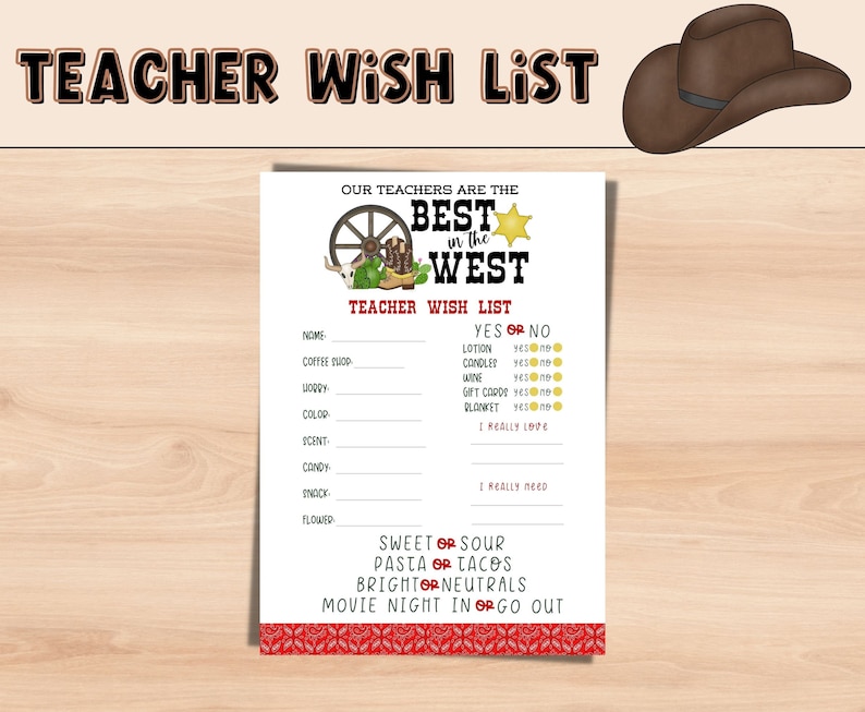 Wild West Teacher Appreciation Week. Best in the West - Etsy