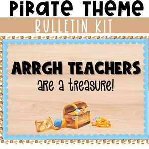 Pirate Themed Teacher Appreciation Weekly Itinerary & Decor Bundle ...