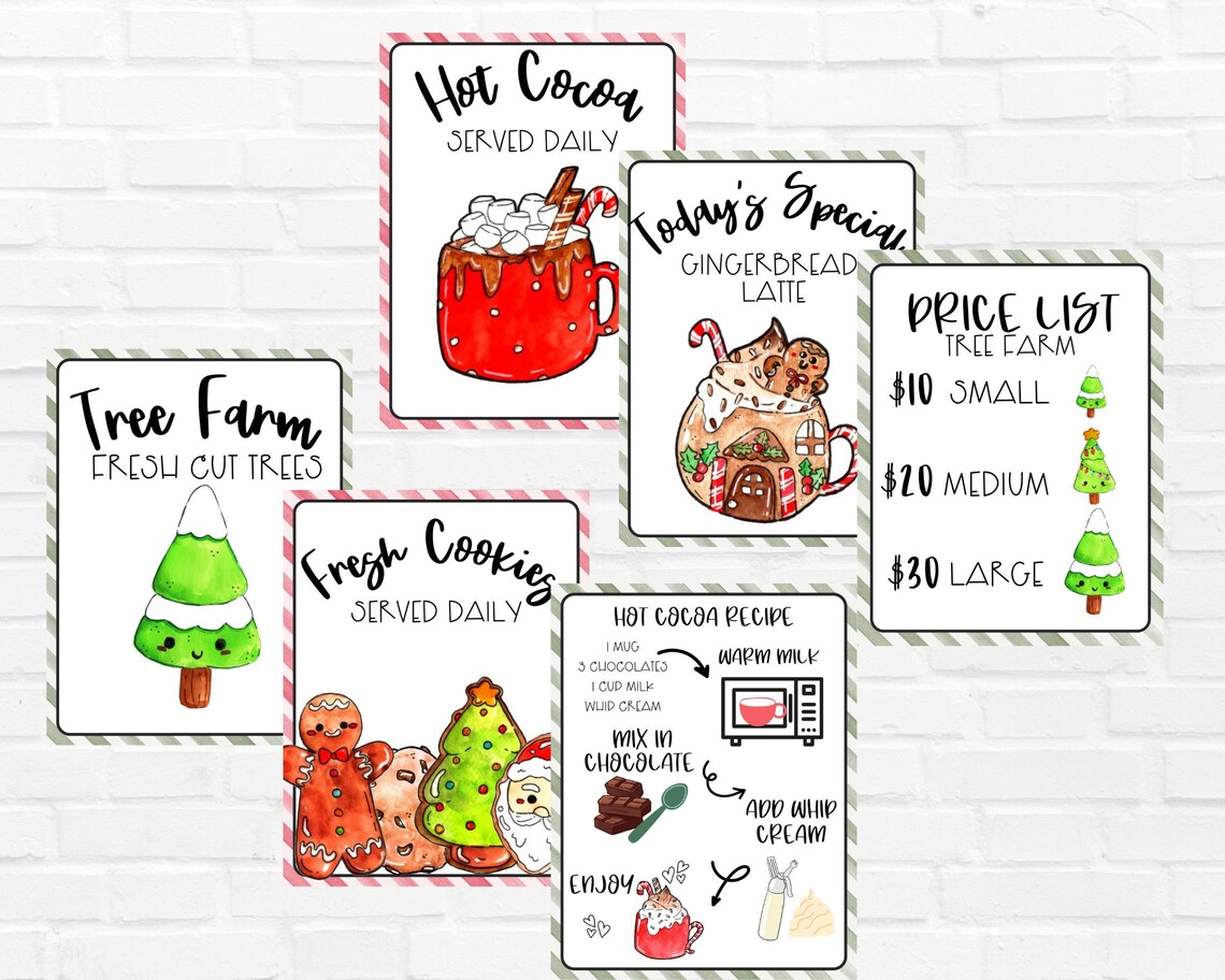 Winter Dramatic Play Center | Hot Cocoa Stand Pretend Play | Christmas ...