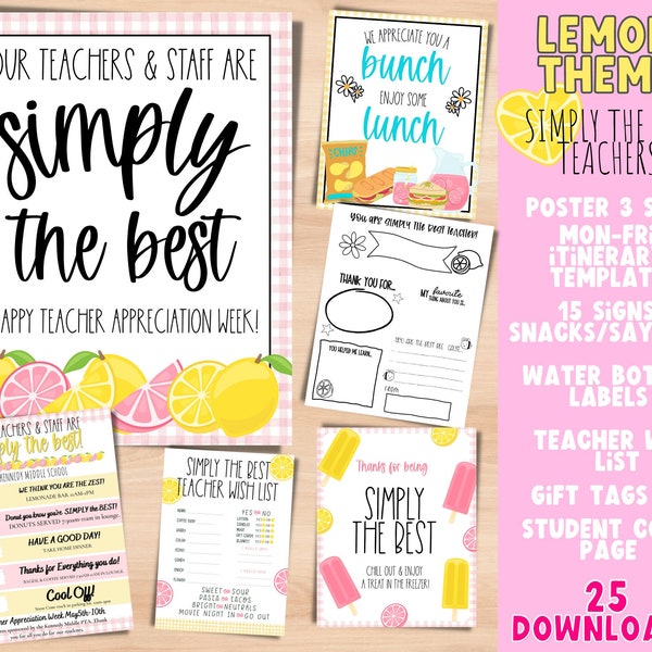 Lemonade Theme - Etsy