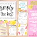 Simply the Best Teachers & Staff. Lemonade Theme Teacher - Etsy