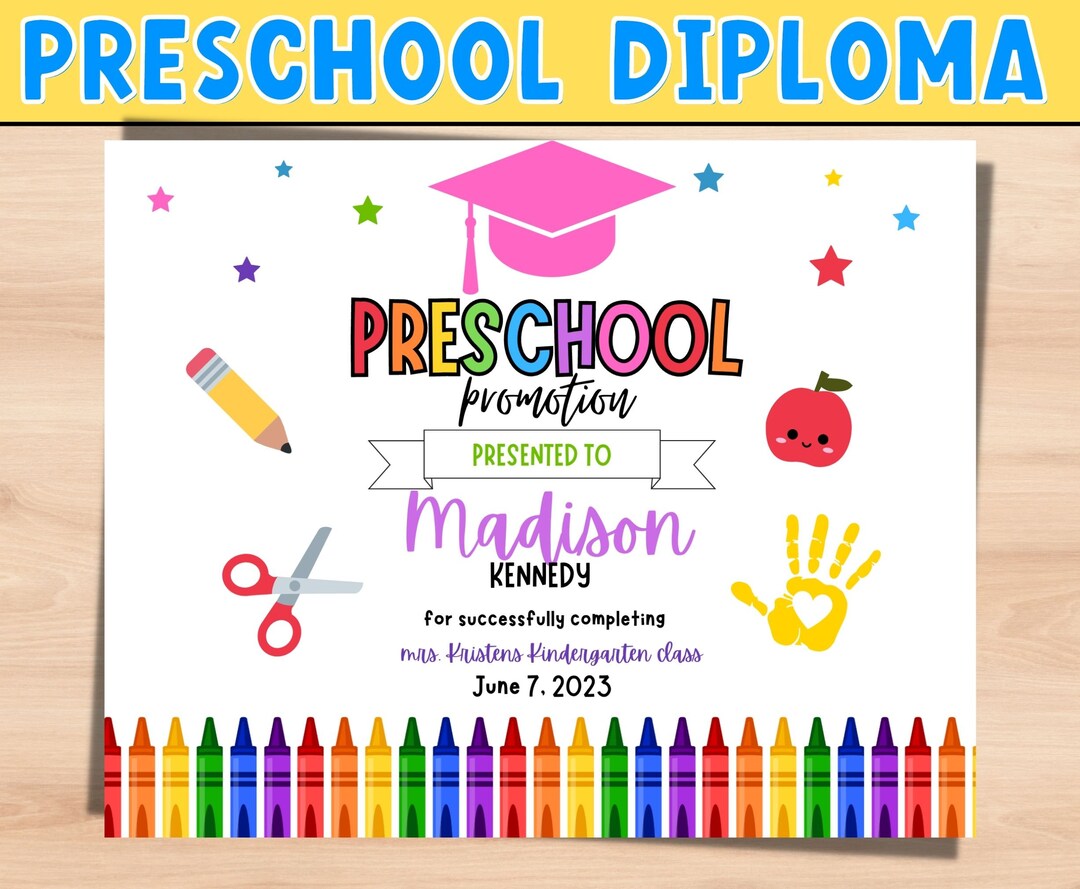 Editable Graduation Certificate. Personalized Graduation Certificate ...