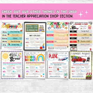 Plane Awesome Teacher Appreciation Itinerary | Teacher Appreciation ...