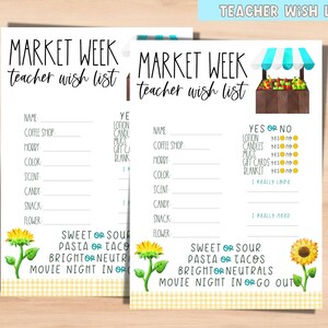 Farmers Market Theme for Teacher Appreciation Week. Market Days Teacher ...
