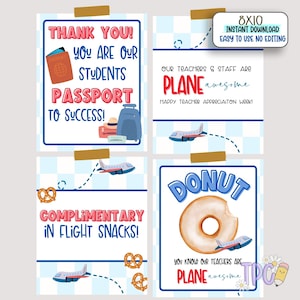 Plane Awesome Teacher Appreciation Signs | Teacher Appreciation Week ...