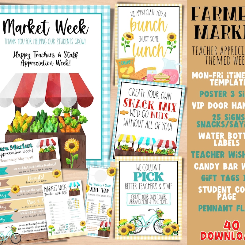 Farmers Market Theme - Etsy