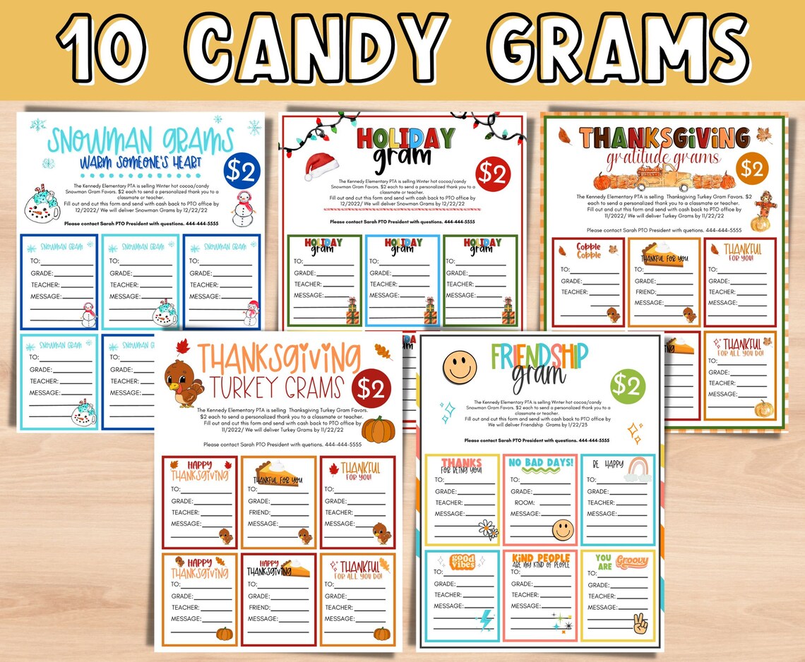 Editable Candy Gram Template. St Patrick's Candy Gram. Valentines Candy ...