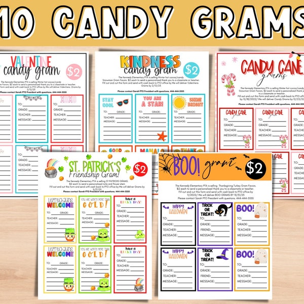 Candy Gram - Etsy