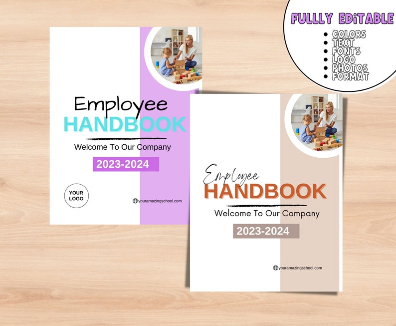 Printable Daycare Employee Handbook | Form for Daycare Template ...