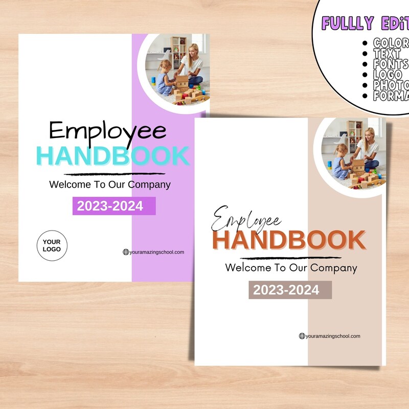 Daycare Employee Handbook - Etsy