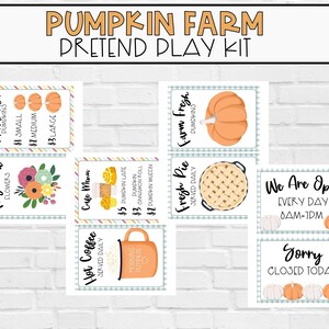 Fall Dramatic Play Center | Pumpkin Farm Pretend Play | Pumpkin Patch ...