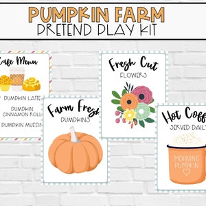 Fall Dramatic Play Center | Pumpkin Farm Pretend Play | Pumpkin Patch ...