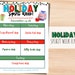 Holiday Spirit Week Itinerary School Flyer. Festive Spirit Week PTO ...