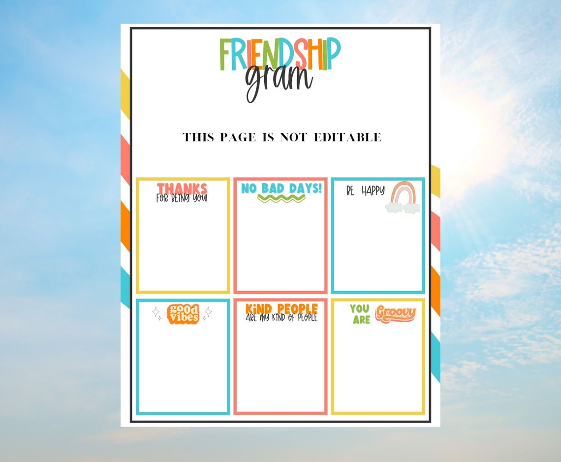 Valentine Candy Gram Summer Candy Gram Friendship Candy Gram Candy ...