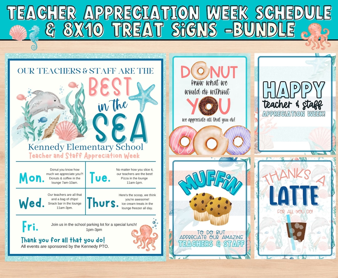Oceanteacher Appreciation Theme Itinerary. Beach Theme. Sun Sational ...