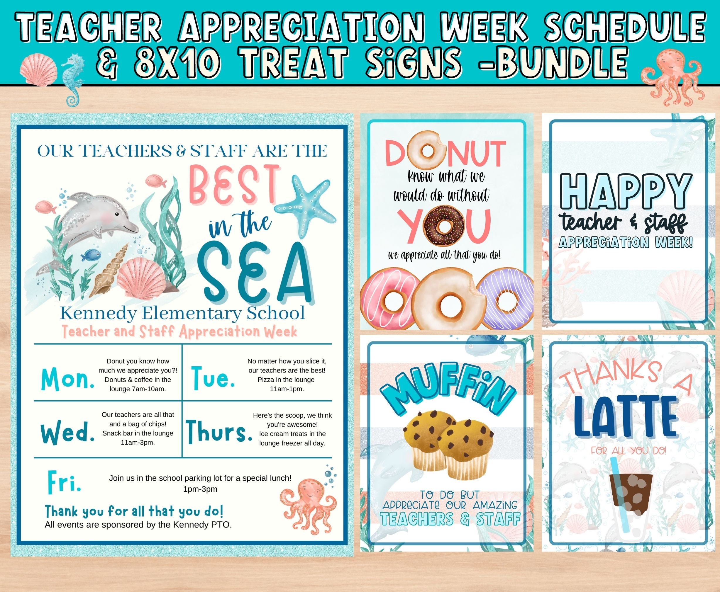 Oceanteacher Appreciation Theme Itinerary. Beach Theme. Sun Sational ...