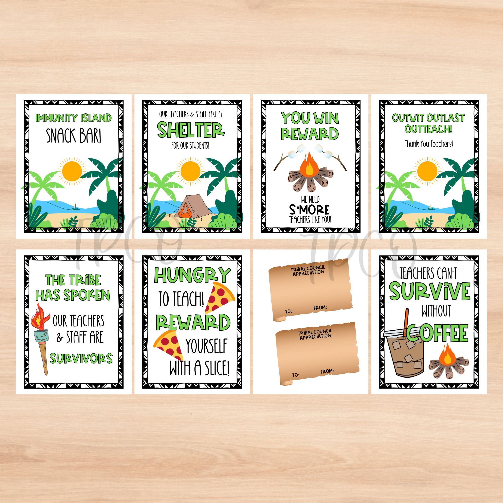 Our Teachers Are Survivor Teacher Appreciation Week Theme. Teacher ...
