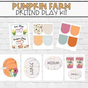 Fall Dramatic Play Center | Pumpkin Farm Pretend Play | Pumpkin Patch ...