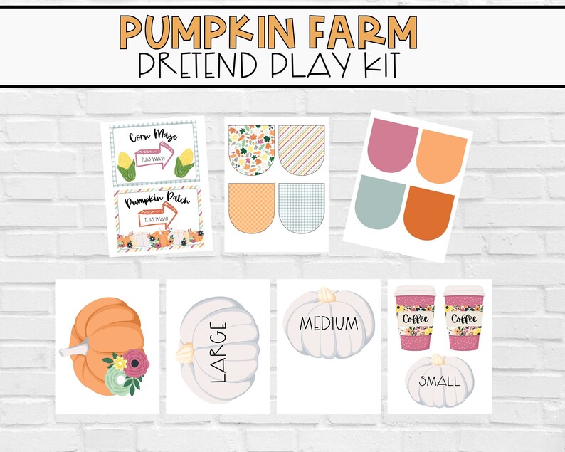 Fall Dramatic Play Center | Pumpkin Farm Pretend Play | Pumpkin Patch ...