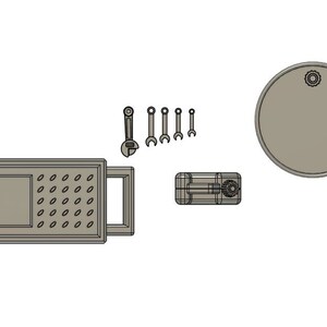 Barrel Tool Canister 3d Model Diorama Gunpla 1:100 Scale for 3D ...