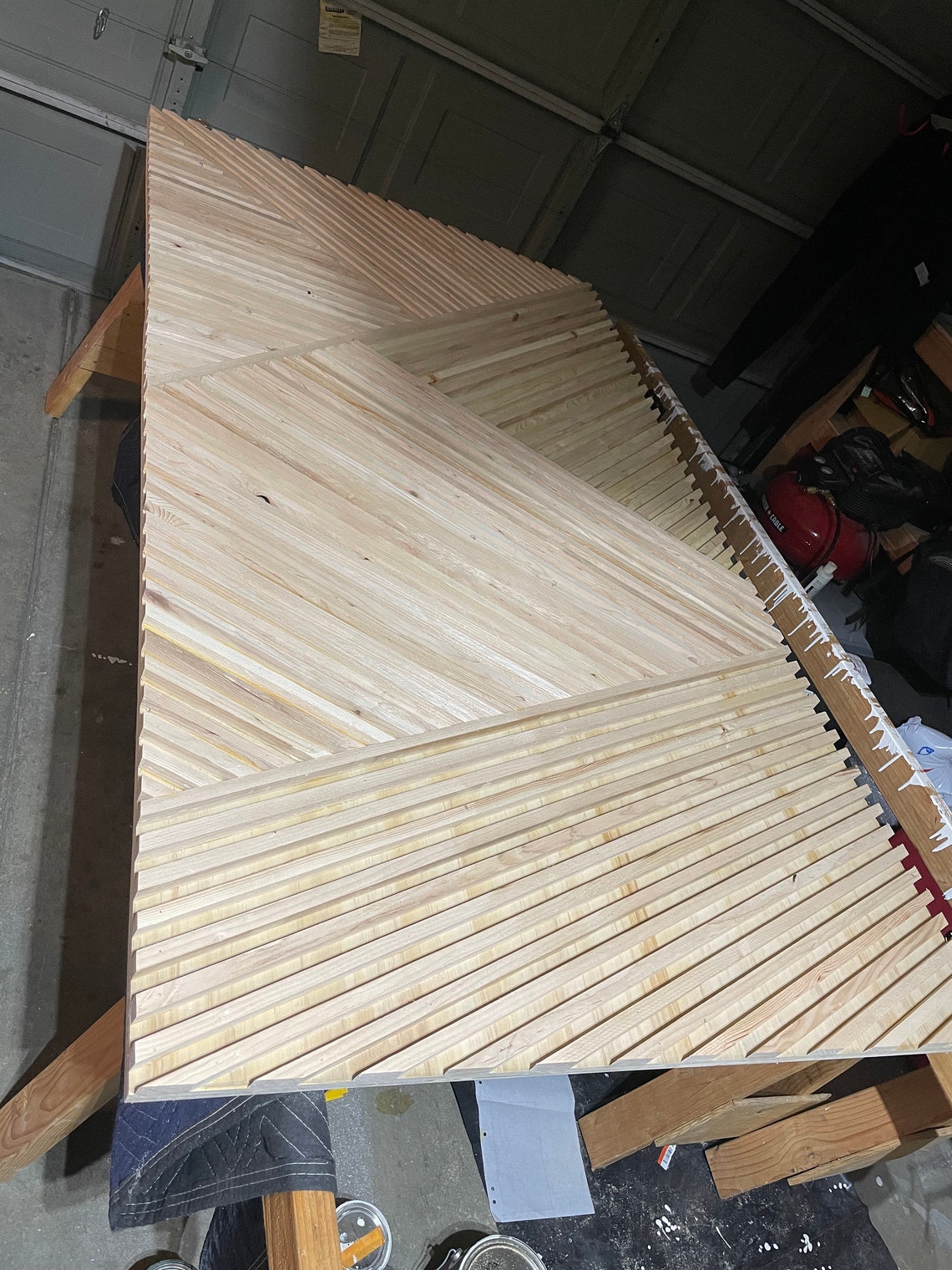 Modern Geometric Barn Door - Etsy