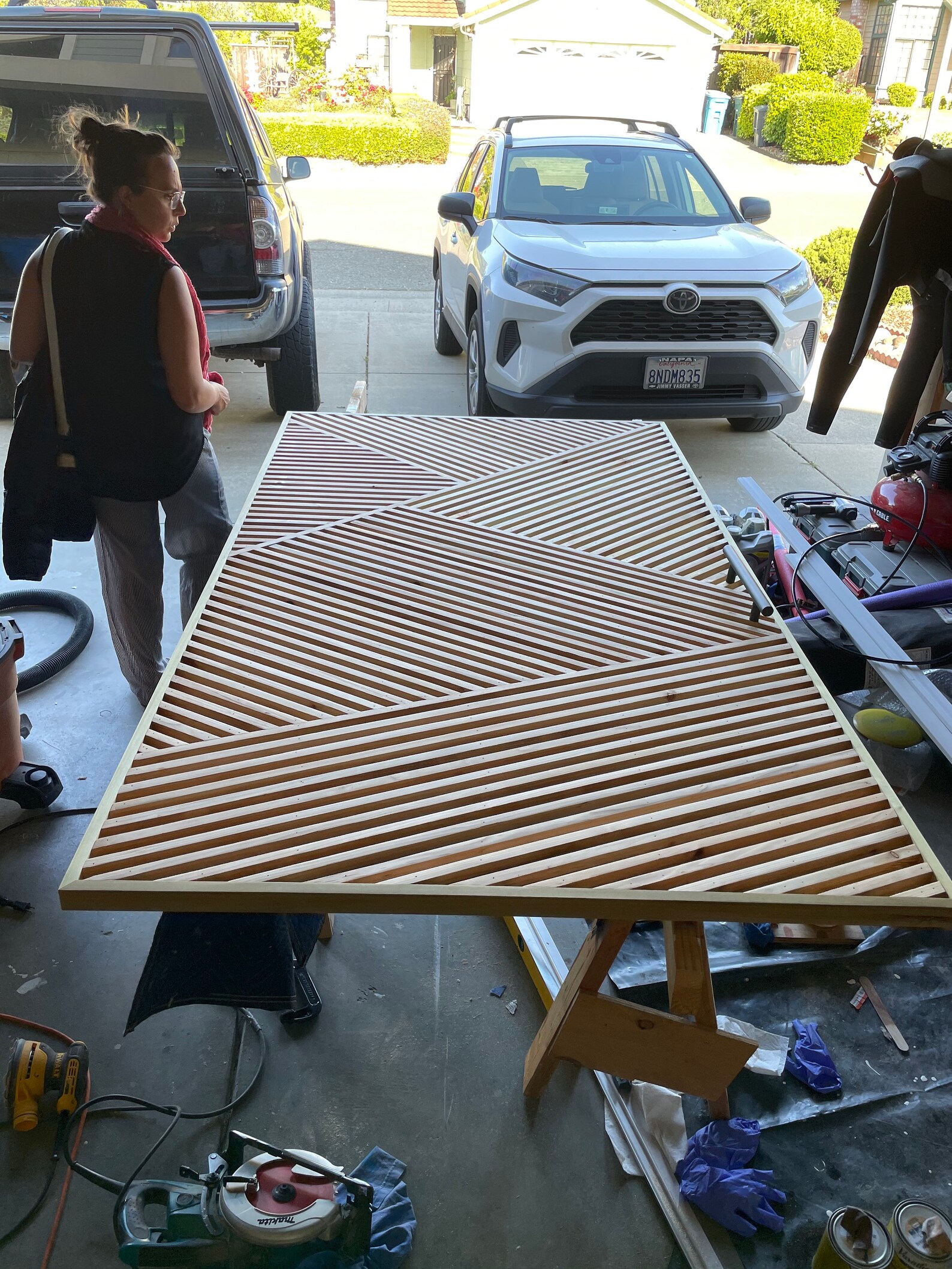 Modern Geometric Barn Door - Etsy