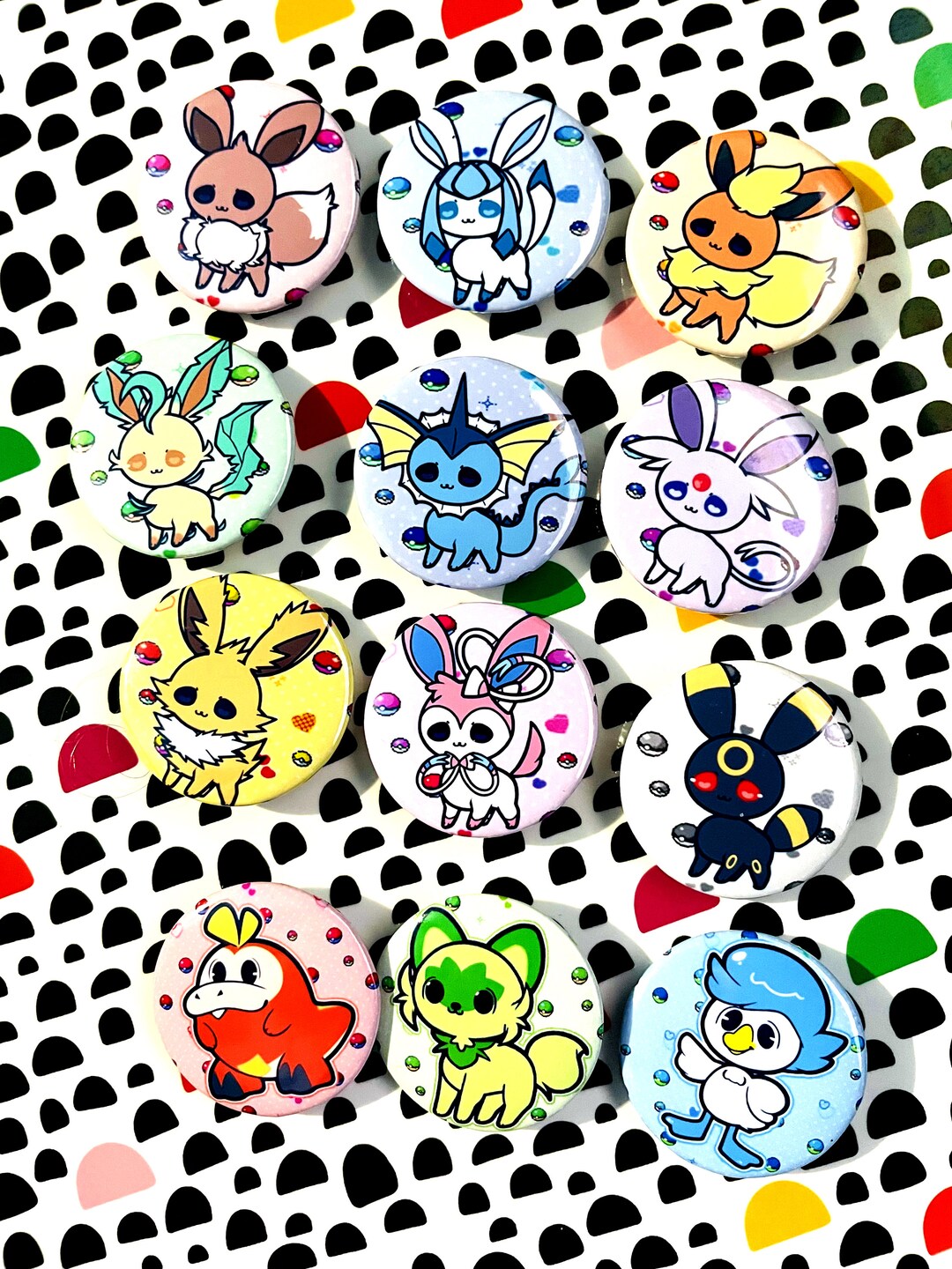 Pokemon Eeveelution Pinback Buttons - 1.5" - Etsy