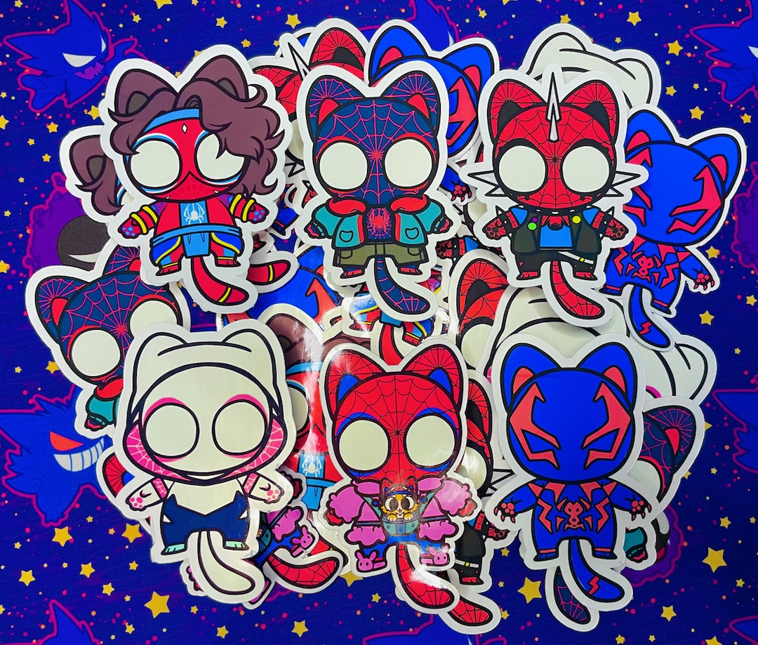 Spiderverse Stickers - Etsy
