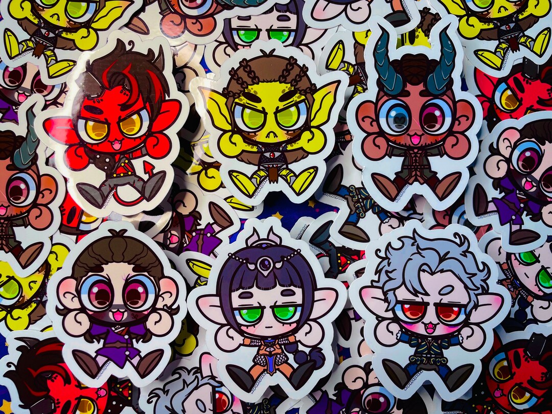 Baldurs Gate 3 Stickers - Etsy