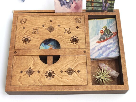 Large Tarot Card Box. Tarot Deck Box for Multiple Decks - Etsy
