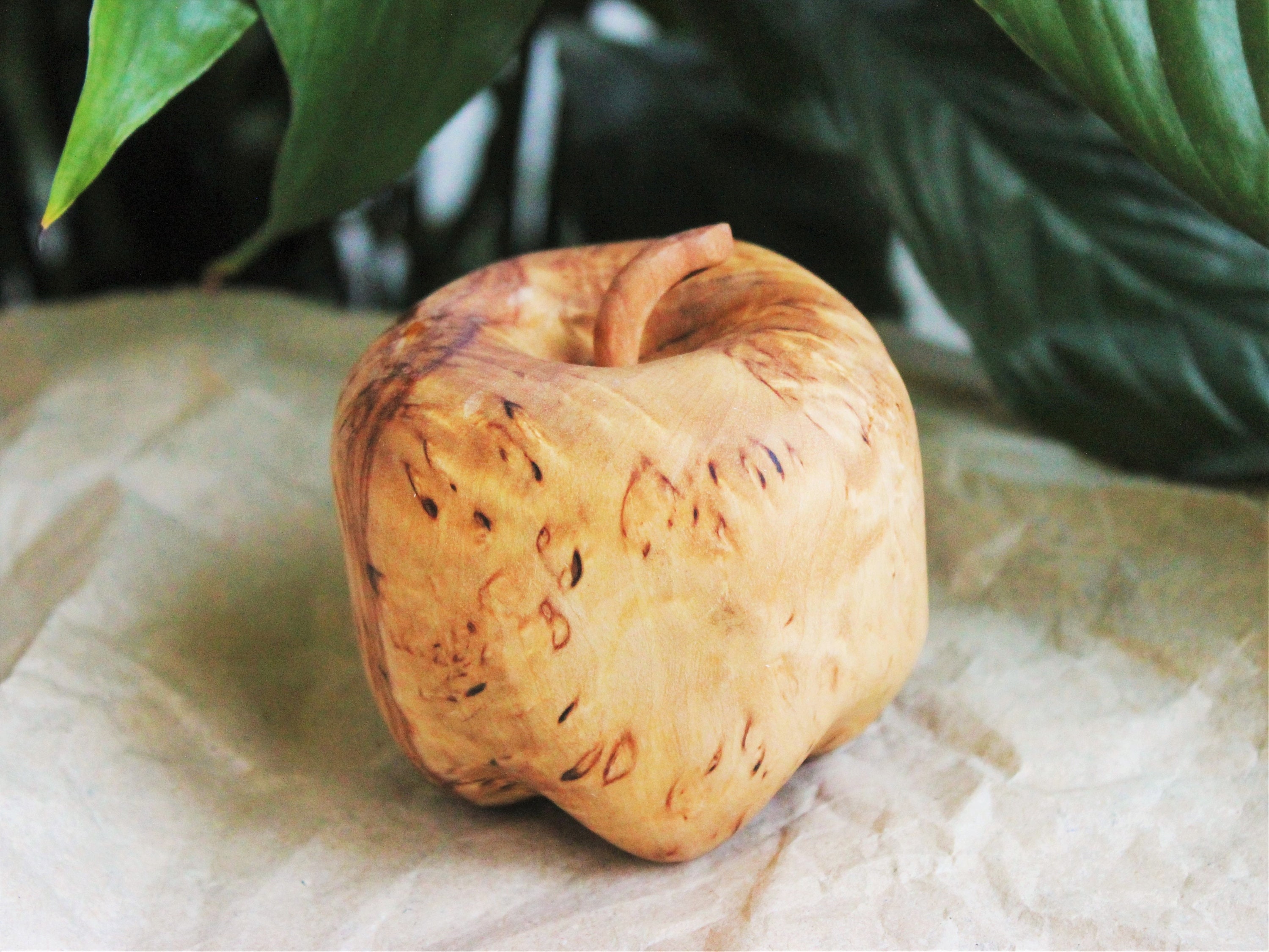 Wooden Apples Carved Wood Fruit Teacher Gifts. Decorative - Etsy