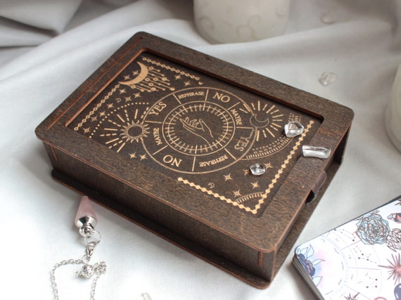 Tarot Box for Standard Tarot Deck With Tarot Card Stand and - Etsy