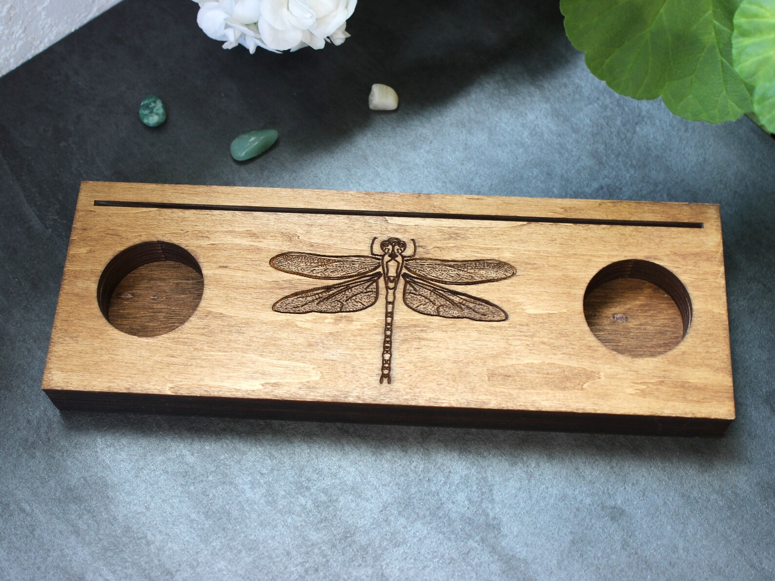 Dragonfly Oracle / Tarot Card Holder. Three Cards Altar Stand - Etsy