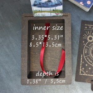 Divination Set Tarot Deck Box, Opal Crystal Pendulum and Dowsing Board ...