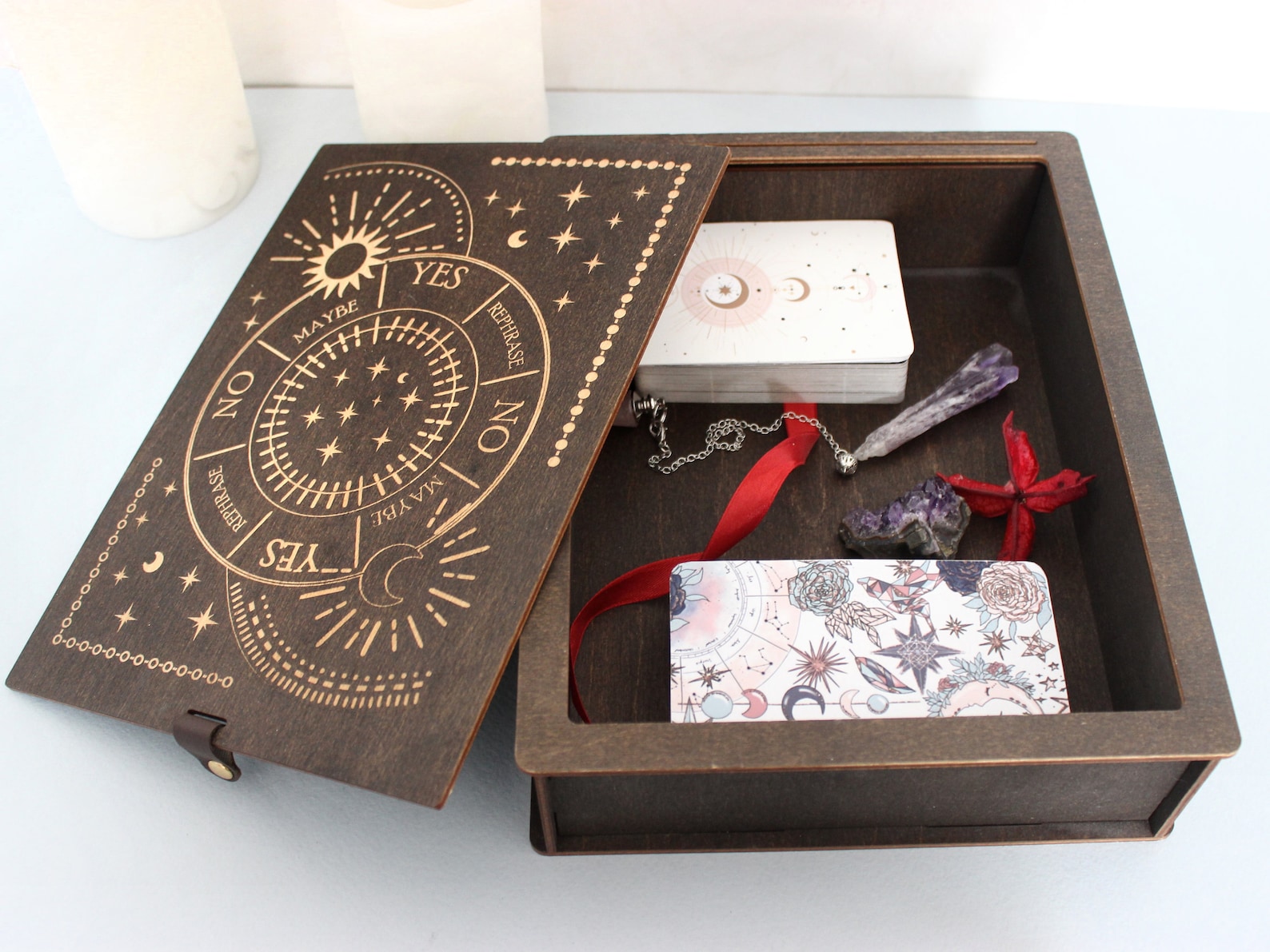 Largest Tarot Box for Multiple Tarot Card Decks Storage With | Etsy UK