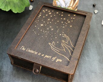 Large Tarot Card Box - Etsy