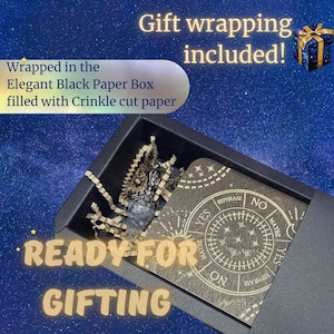 Pendulum and Board Dowsing Kit With Pendulum Holder Box, Divination Set ...