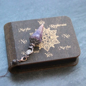 Mandala Pendulum Board Box With Pendulum, Dowsing Kit. Divination ...